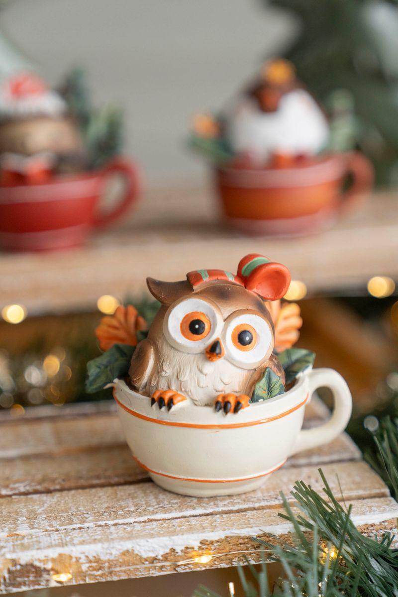 Kopp Dekorasjon - Ugle - Designhandel.no